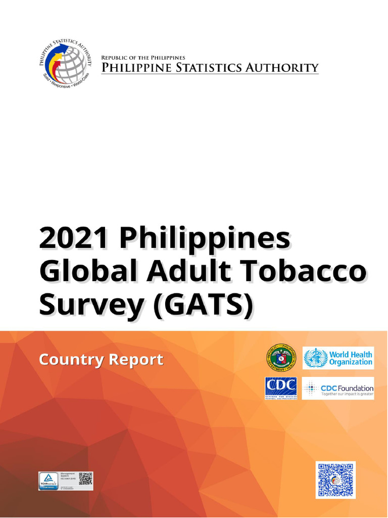 2021 GATS Country Report | PDF | Tobacco Smoking | Addiction