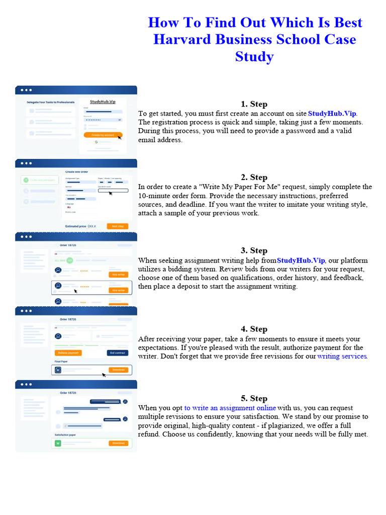 How To Find Out Which Is Best Harvard Business School Case Study | PDF ...