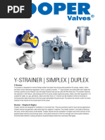 Industrial Strainer Specifications | PDF