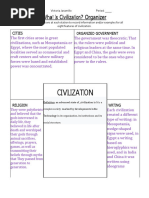 The 8 Features of Civilization | PDF | Civilization | Ancient Rome