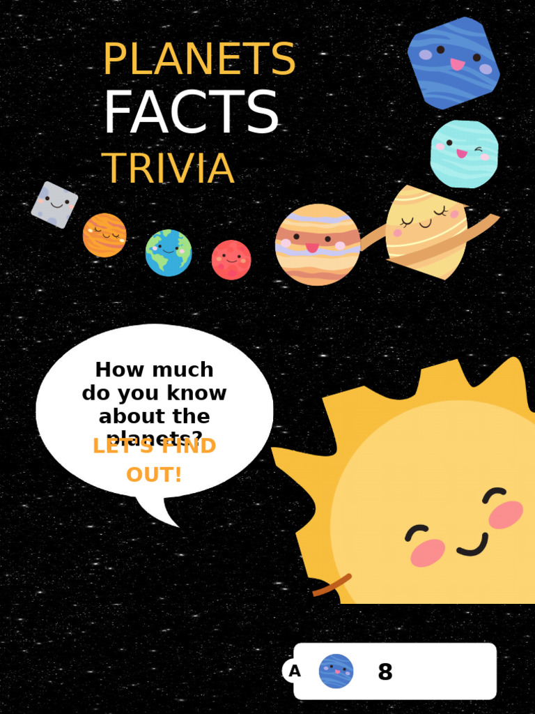 Colorful Planets Facts Trivia Presentation | PDF