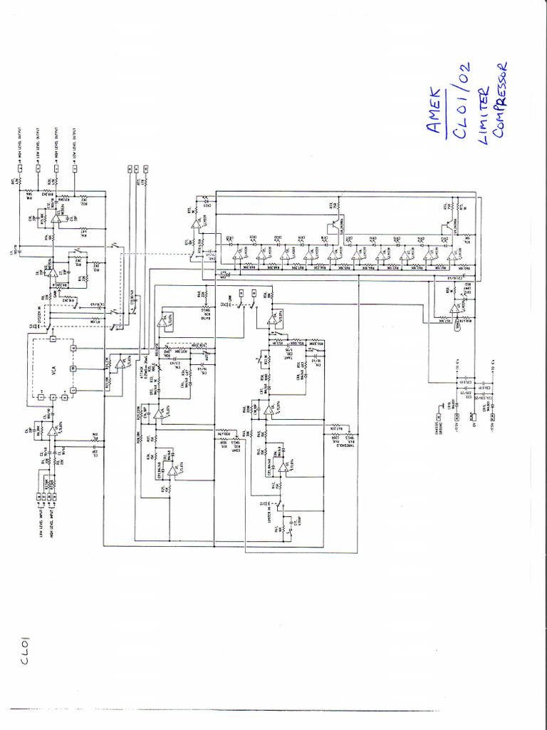 Amek CL01 CL02 Compressor Limiter | PDF