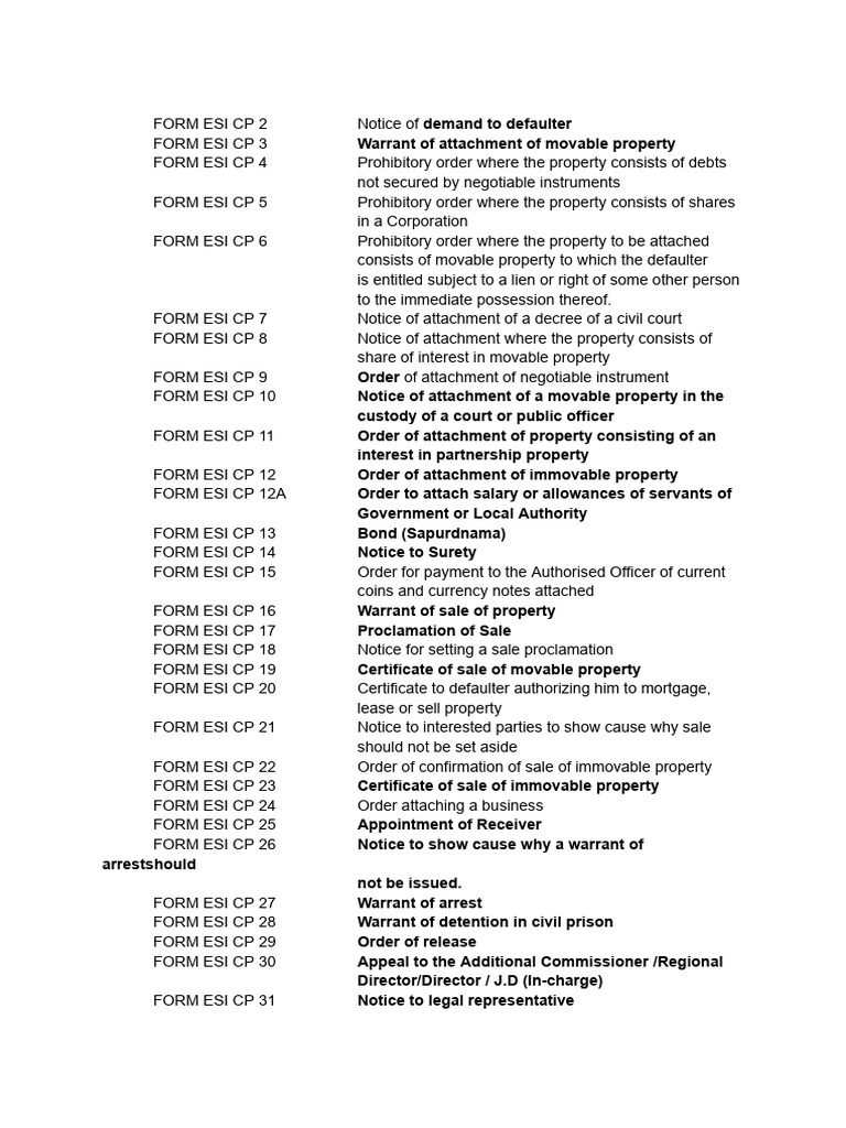 CP Forms | PDF | Property | Private Law