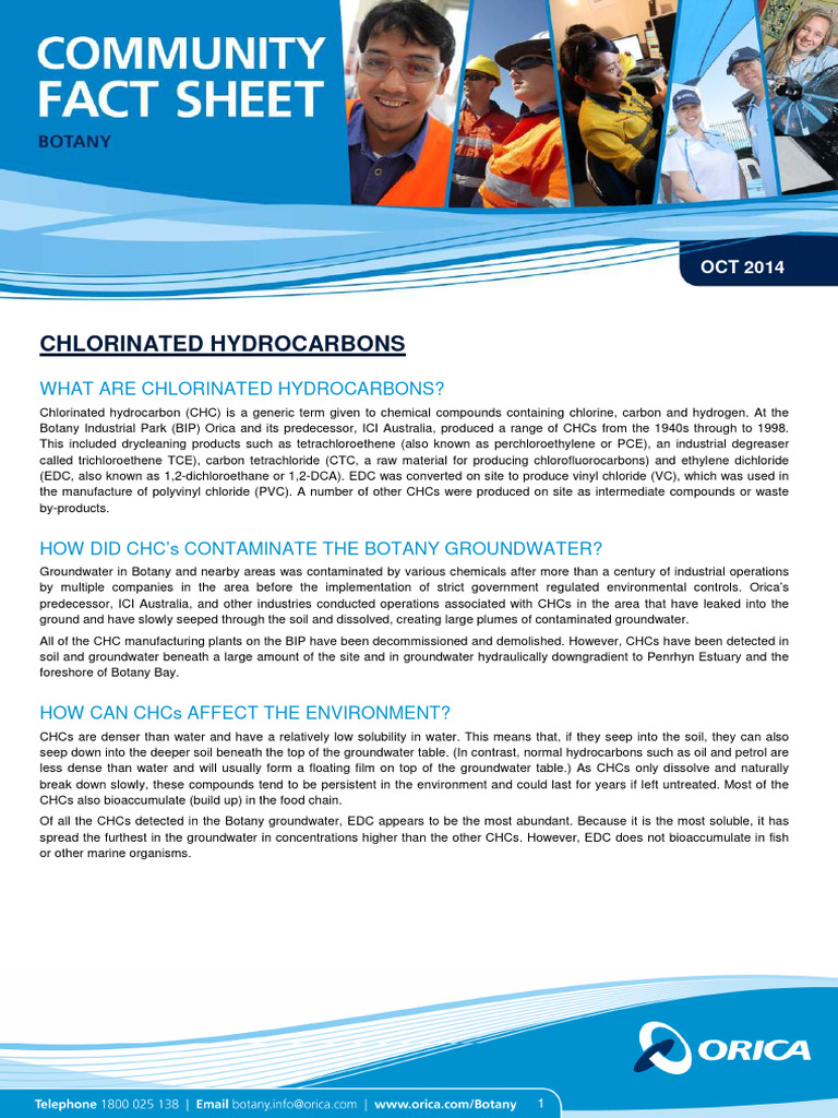CHC Fact Sheet - October 2014 - Rev 0 | PDF | Environmental Science ...