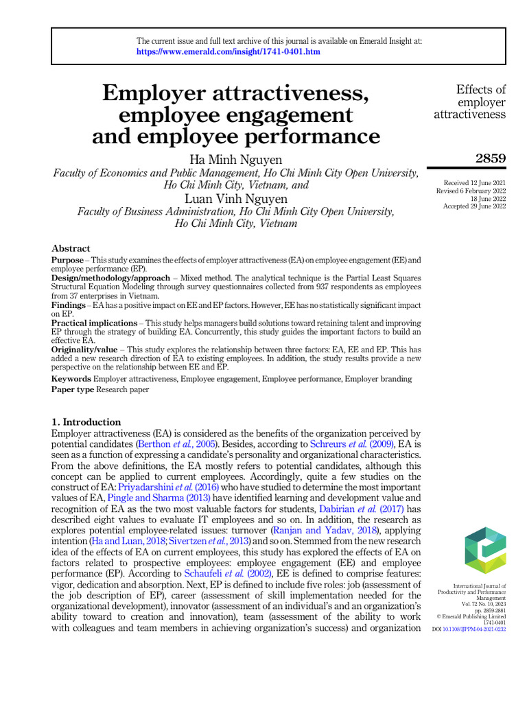 Bài Báo | PDF | Survey Methodology | Employment