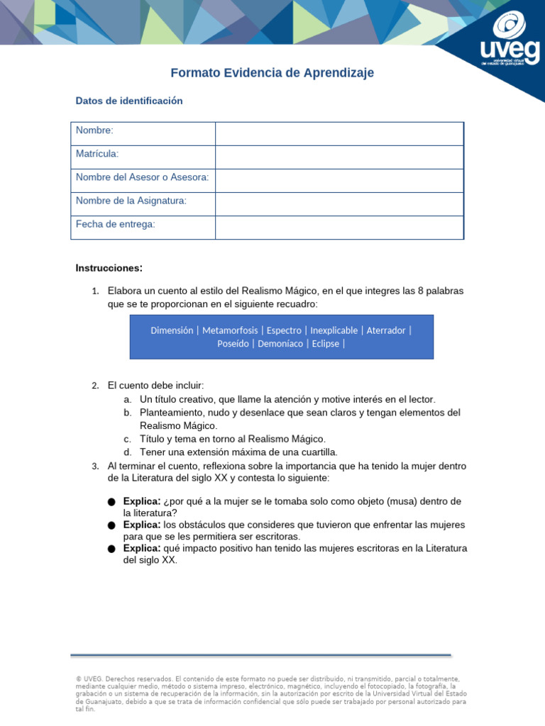 EA4 - El Realismo Mágico y La Mujer en La Literatura | PDF | Cuentos