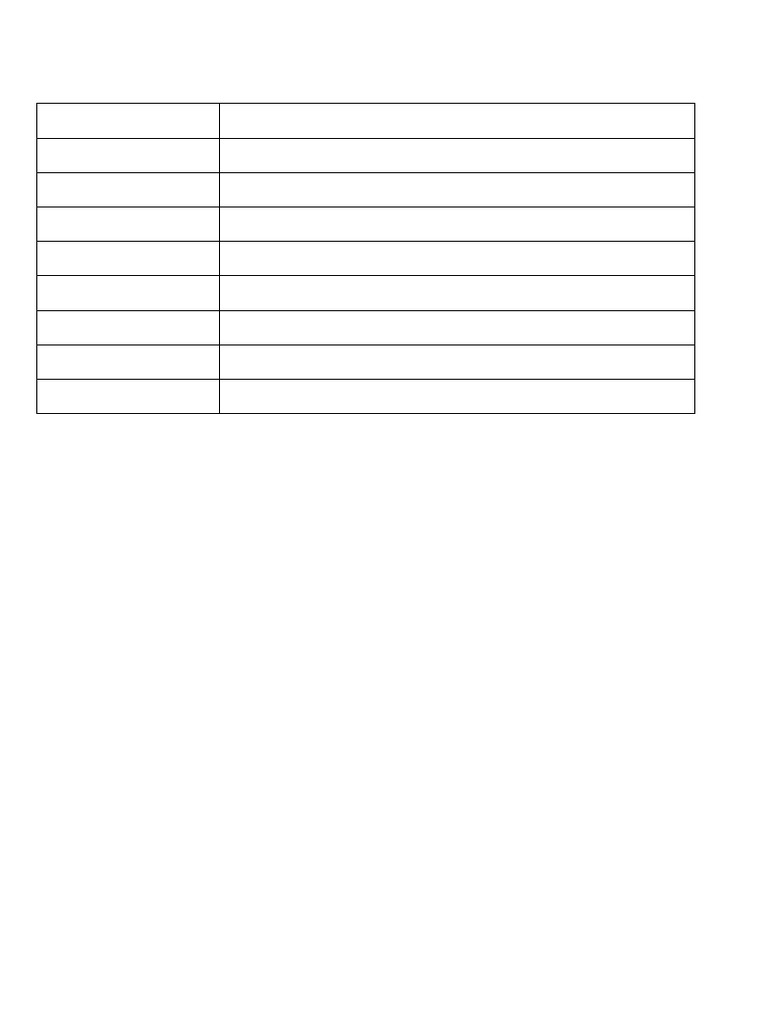 Daily Routine Chart | PDF