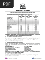 Uon Fee Structure | PDF | Banks | Fee