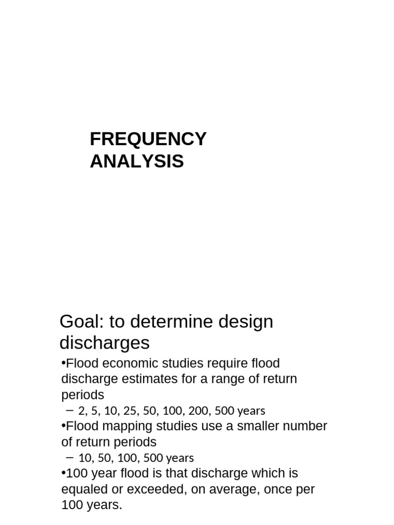Lecture 8 Flood and Drought Frequency Analysis Improved 2021 | PDF | Normal Distribution ...