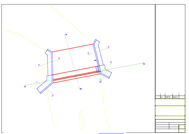 TELEF SSIP Headwork and Flume Plan and Section Layout1 | PDF | Graphic Design