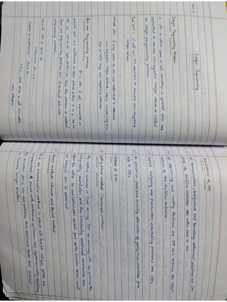 Maths Unit 3(Ipp) | PDF