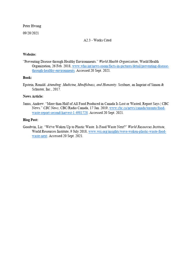 English12 Assignment2.3 Hwang Peter | PDF