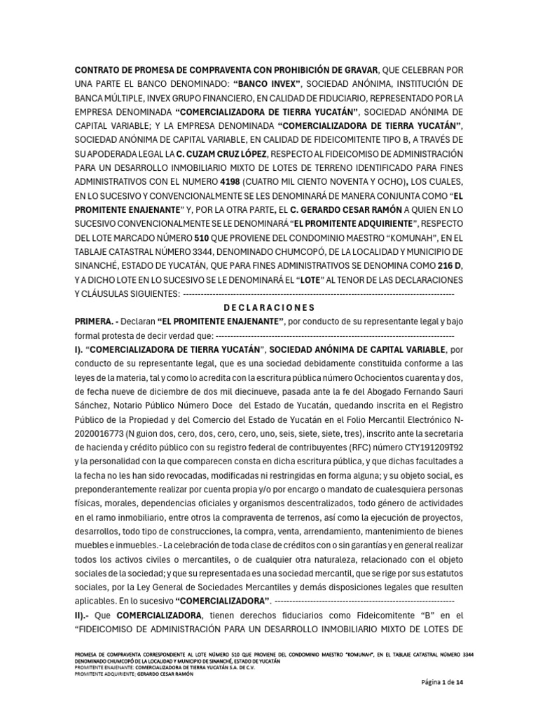 D 216 CM 510 Gerardo Cesar Ramón PCV | PDF | Condominio | Propiedad