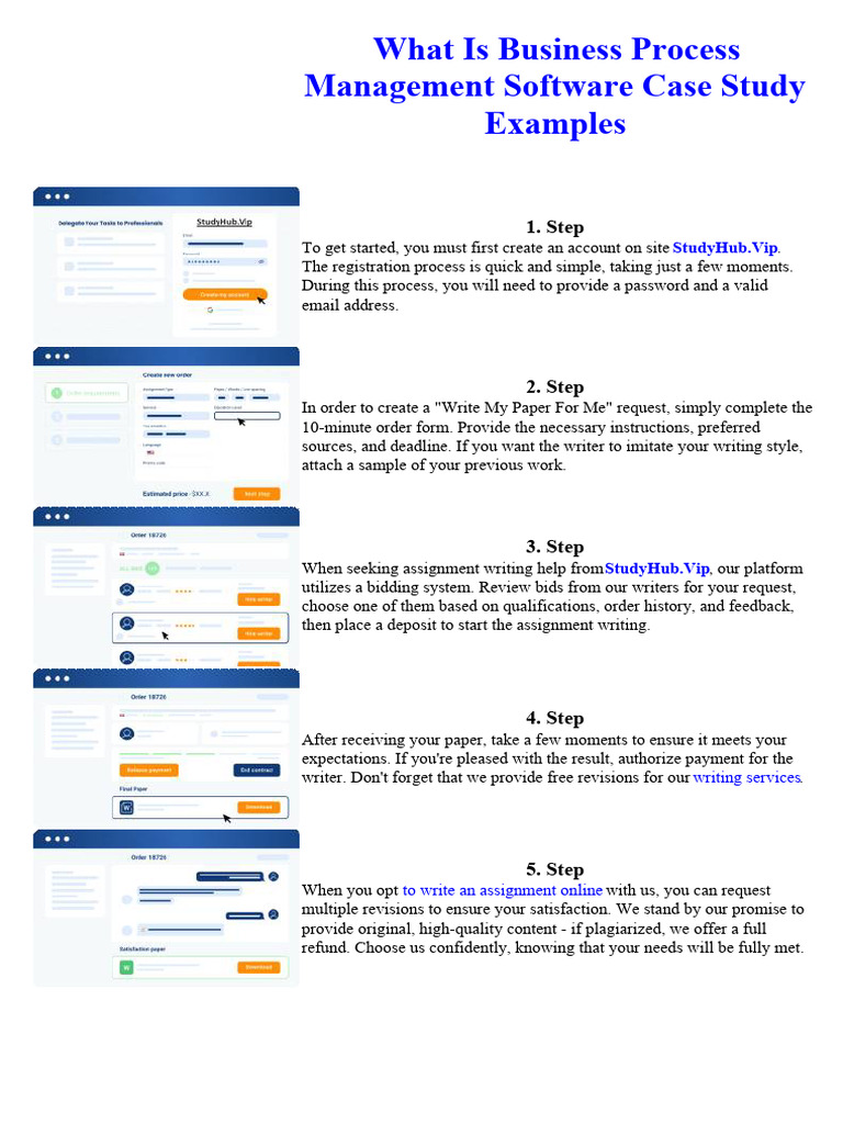 What Is Business Process Management Software Case Study Examples | PDF