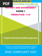 Cre Pp1 Kcse 2025 Top Prediction Cycles | PDF | Book Of Genesis | Bible