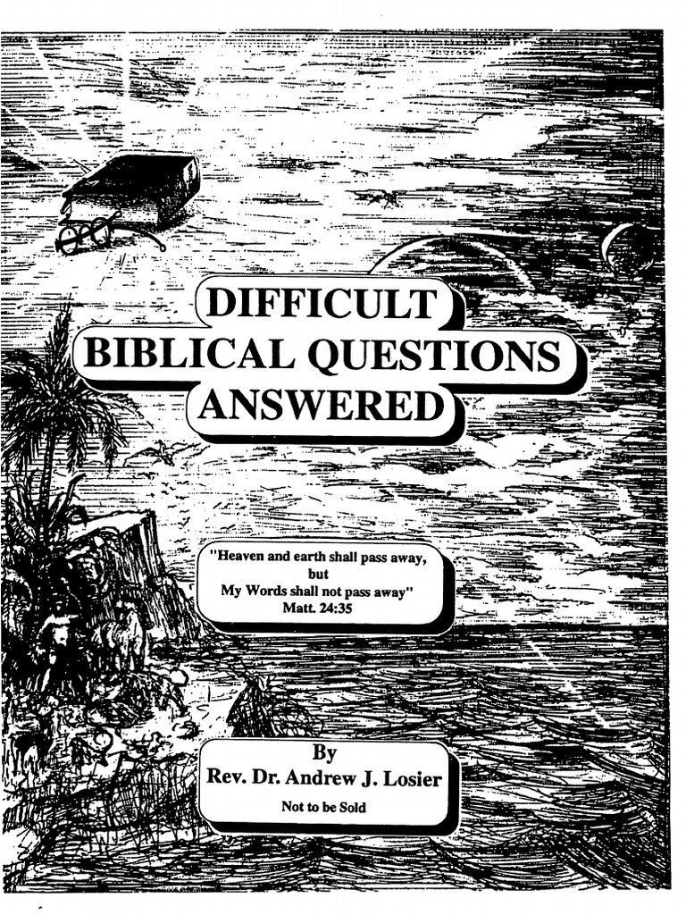 Difficult Bible Questions | PDF