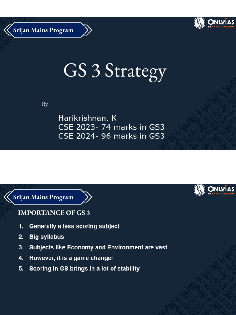 GS 3 Environment Syllabus Overview | PDF | Agriculture | Economies