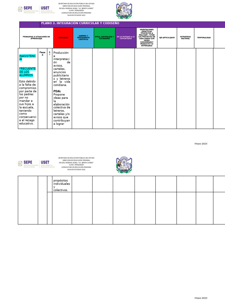 Jaina Cuadro | PDF | Plan de estudios | Cognición