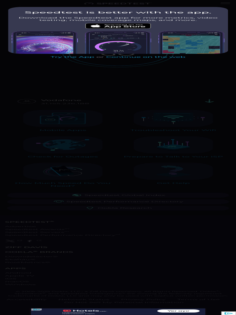 Speedtest by Ookla - The Global Broadband Speed Test | PDF
