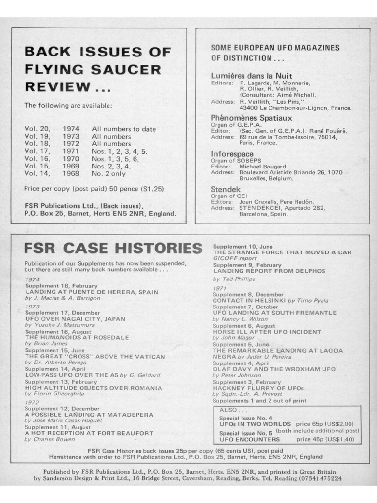 FSR 1974 V 20 N 5 | PDF