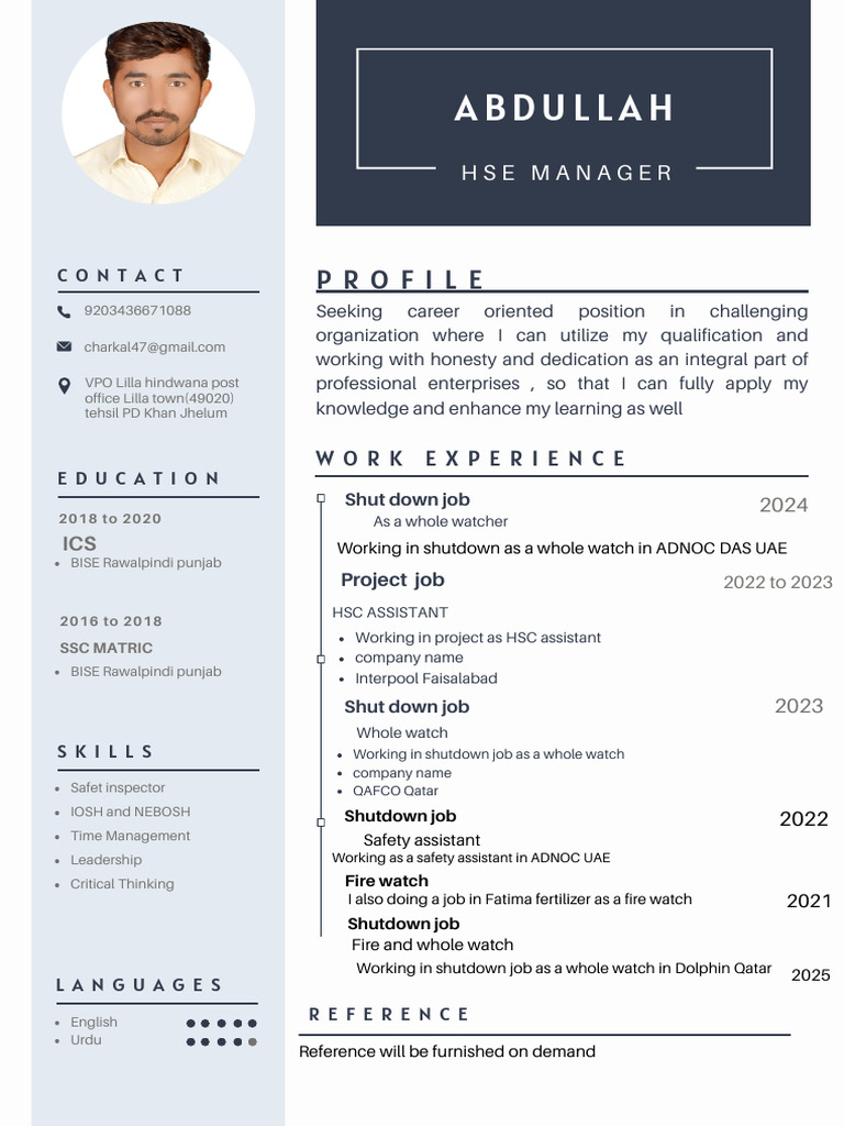 Blue Professional Modern CV Resume - 20250630 - 144318 - 0000 | PDF