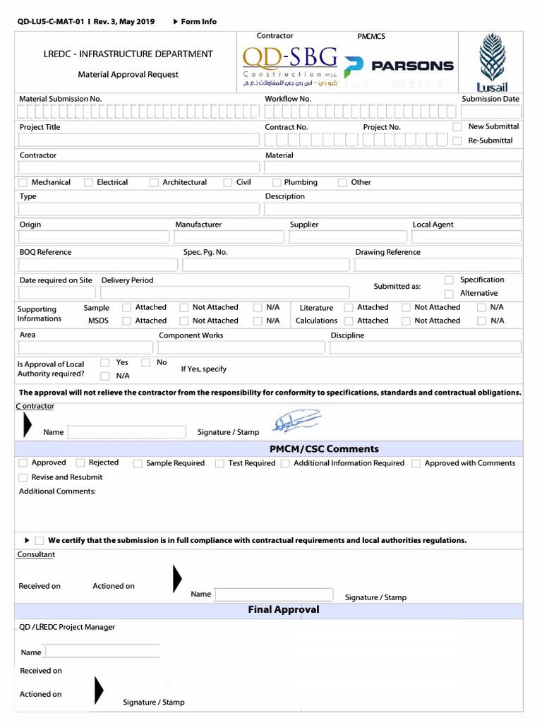 Transmittal Page | PDF | Specification (Technical Standard)