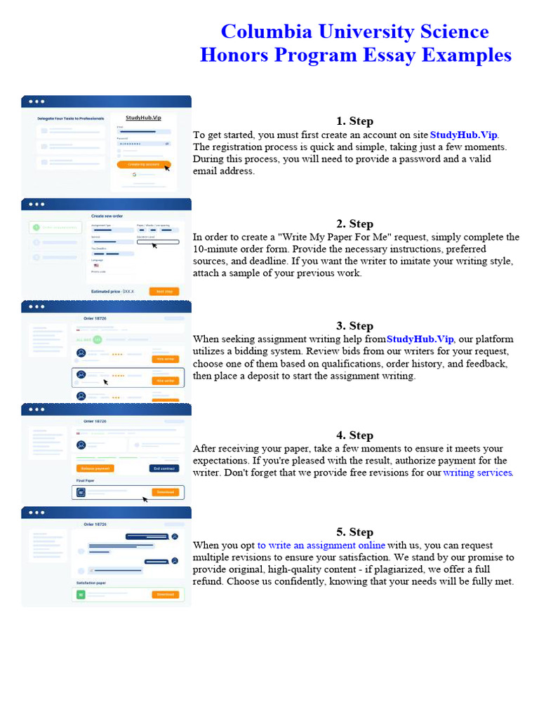 Columbia University Science Honors Program Essay Examples | PDF | Wi Fi | Psychological Resilience
