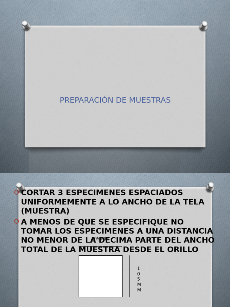 Preparacion de Muestras | PDF | Polimetacrilato de metilo) | Materiales