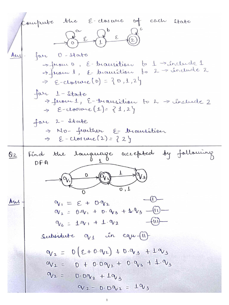 TOC Assignment 2 | PDF