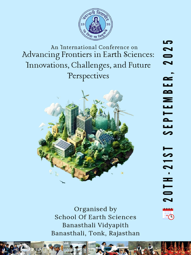 Banasthali Earth Sciences Conference 2025 | PDF | Human Impact On The ...