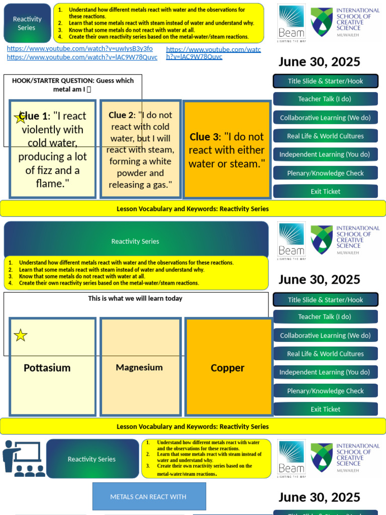 Magnesium and Steam Reactivity Insights | PDF | Calcium | Magnesium