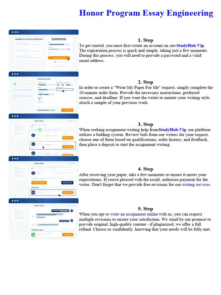 Honor Program Essay Engineering | PDF | United States Citizenship And ...