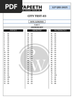 NSEA - 2023 Paper Code 45 Final Answer Key | PDF