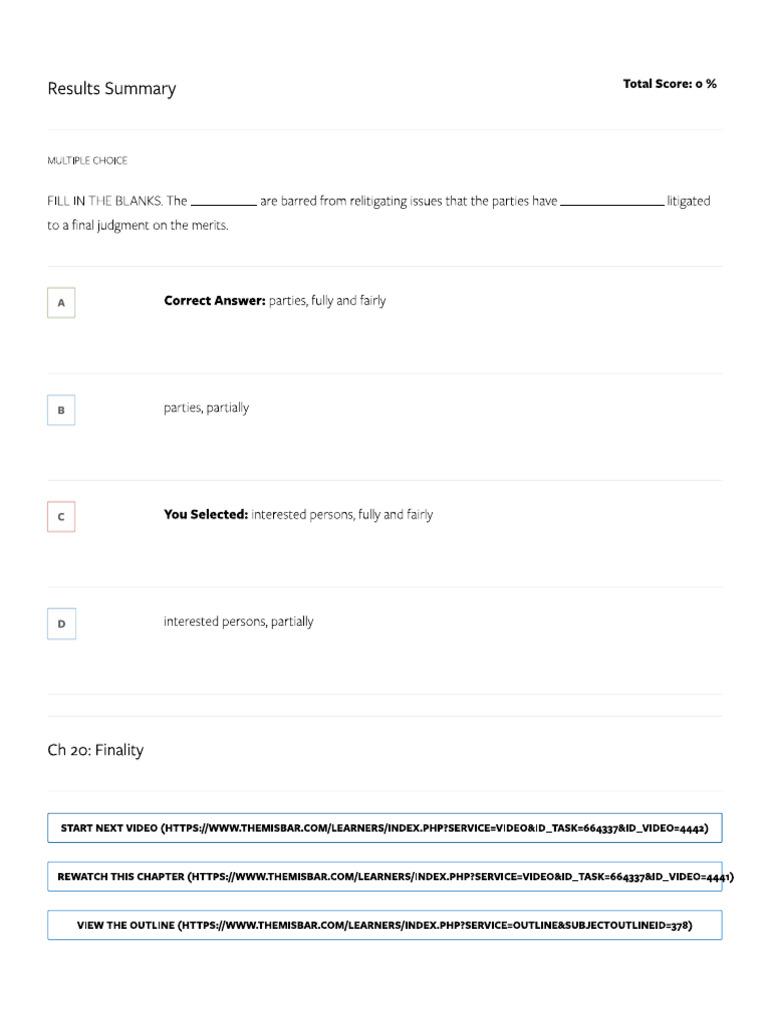 Civ Pro Assignments 20 | PDF