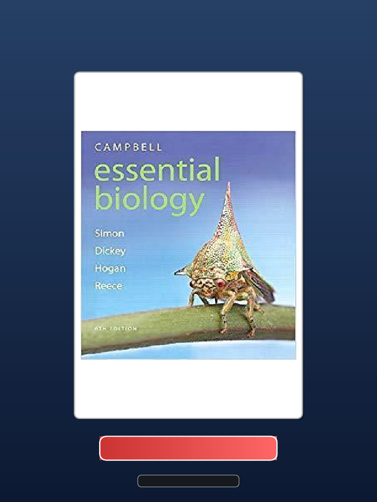 Campbell Essential Biology 6th Edition by Eric J Simon Ebook and ...