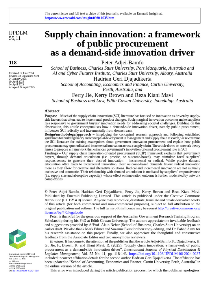 10 1108 - Ijpdlm 06 2024 0237 (Conceptual Paper On Strategic ...