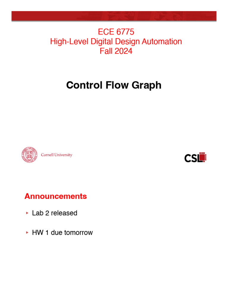 Lecture08 - High-Level Digital Design Automation | PDF | Field ...