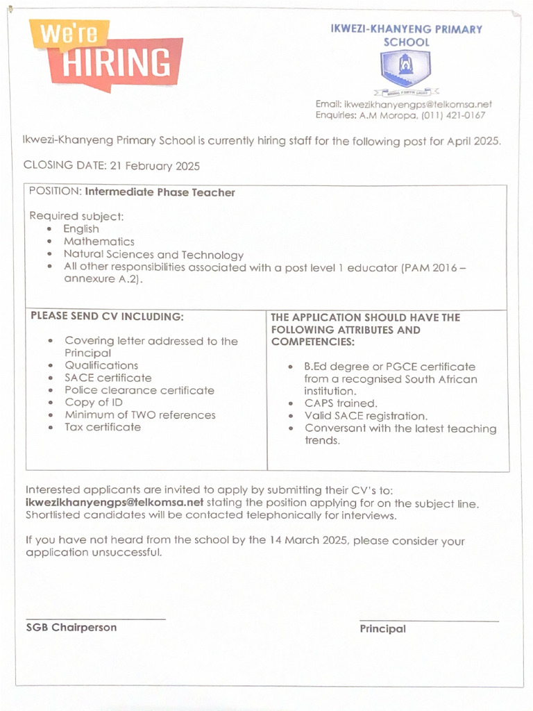 Hiring | PDF