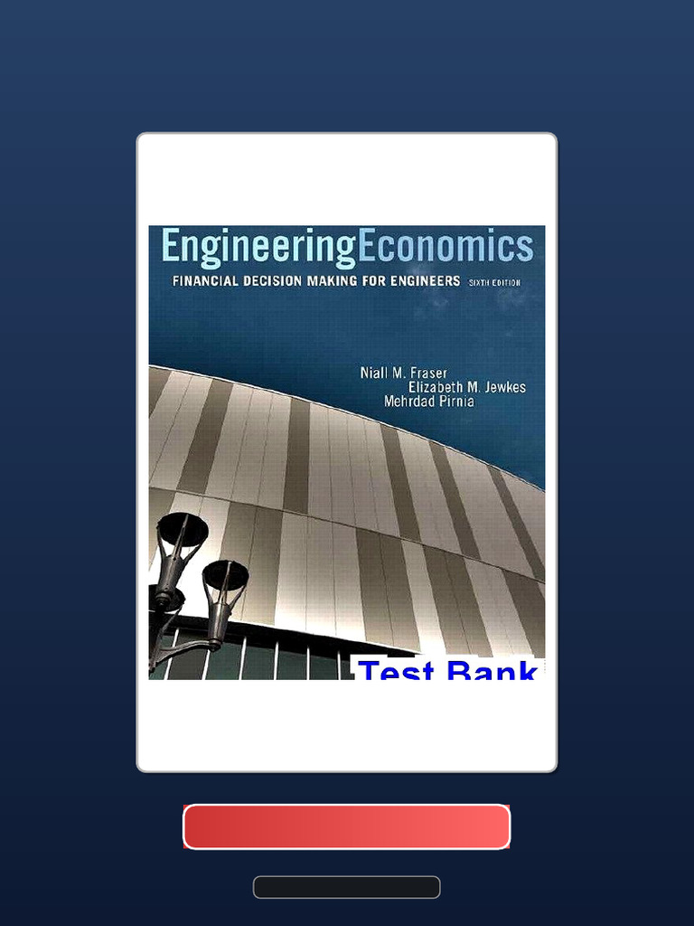 Engineering Economics Financial Making Decision For Engineers Canadian 6th | PDF | Multiple ...