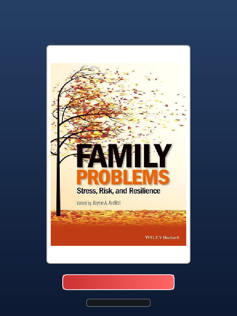 Family Problems Stress Risk and Resilience Full Download | PDF ...