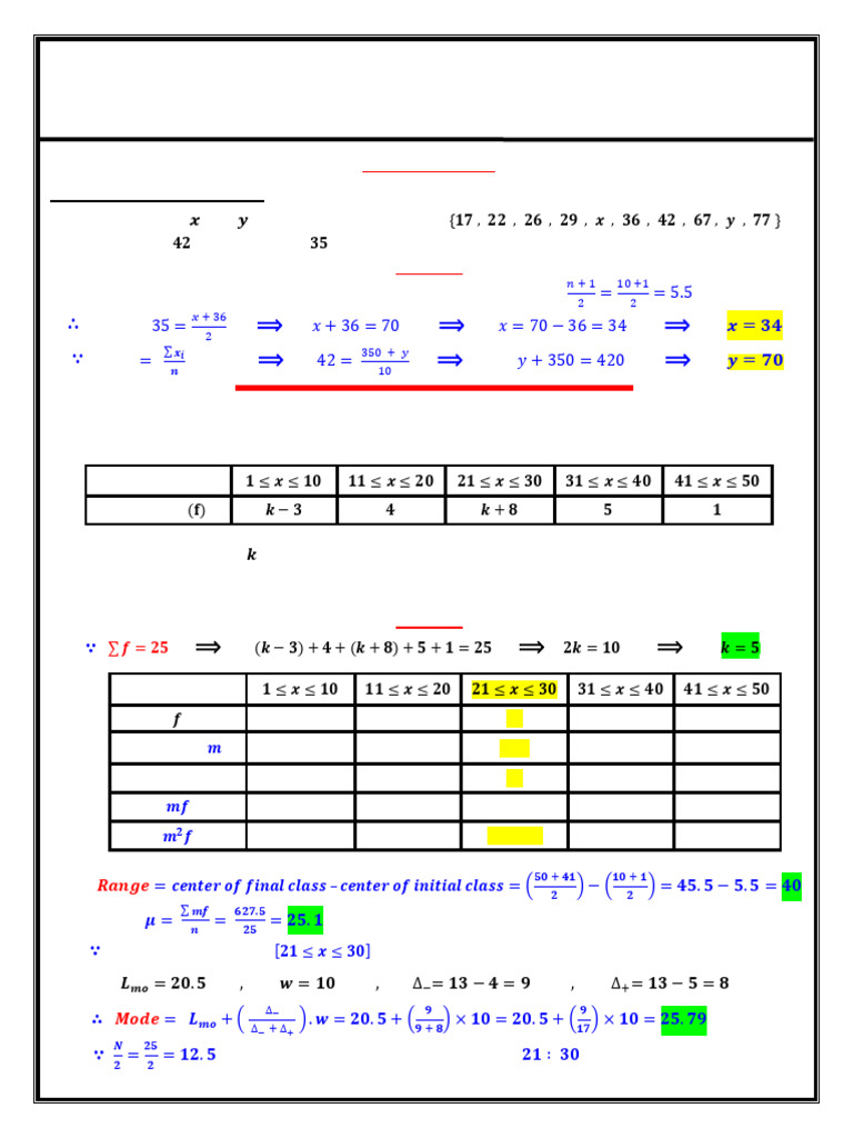 Model Answer of Final (SUMMER 2023) | PDF | Median | Mean