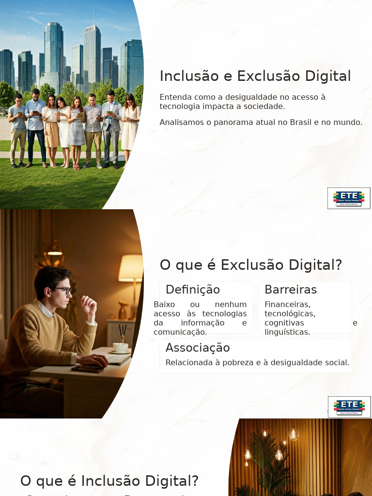 Impactos da Exclusão Digital na Sociedade | PDF | Internet | Tecnologia ...