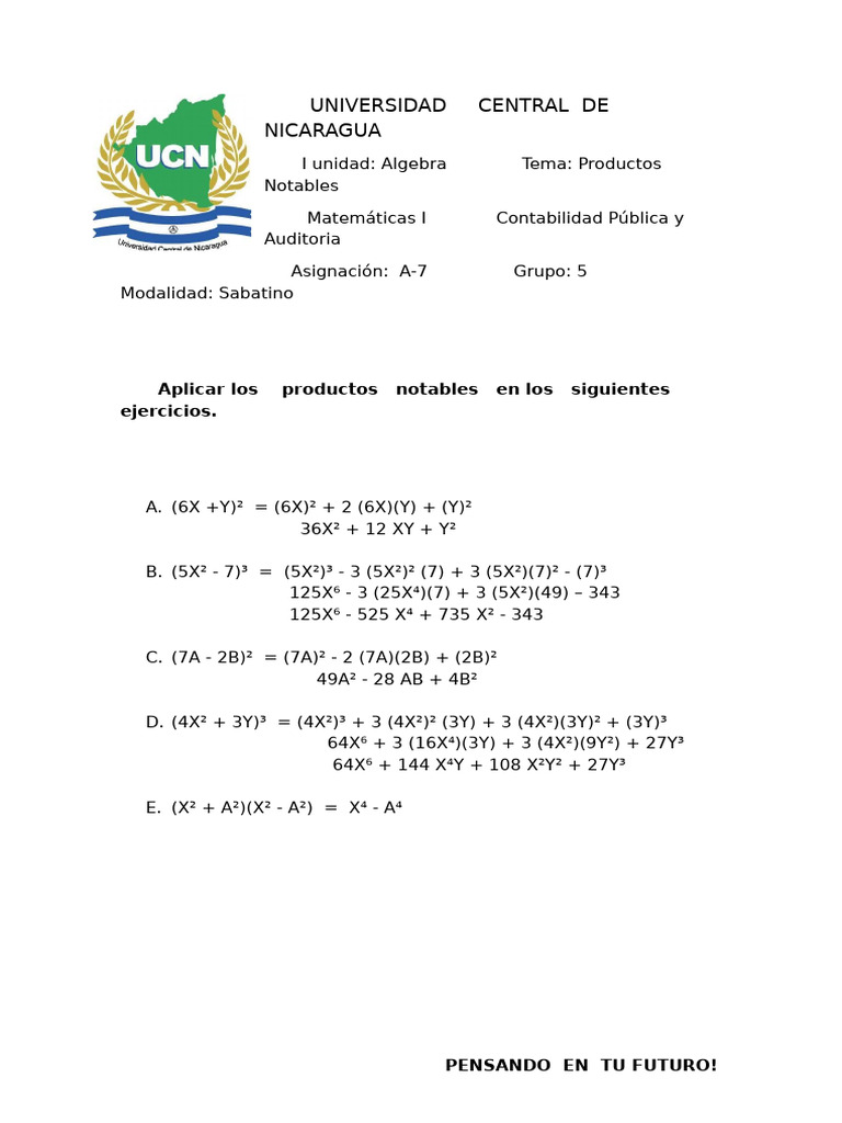 Matematica Algebra I | PDF