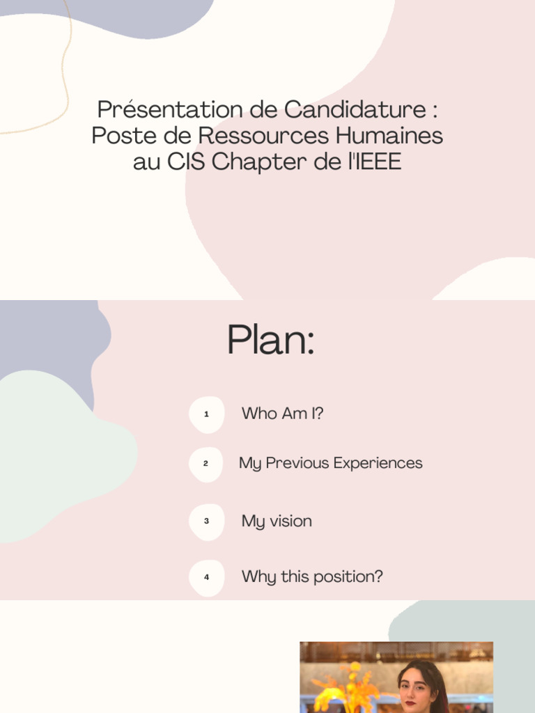 HR Position Application for IEEE CIS Chapter | PDF