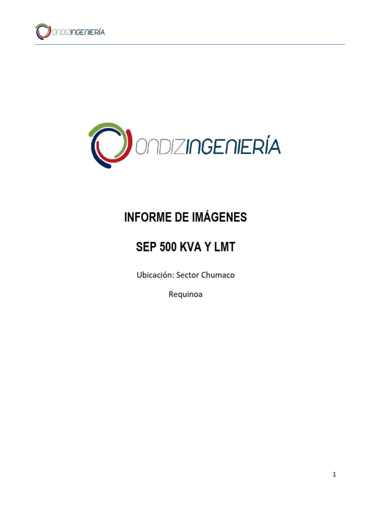 Informe - Imagenes - Sep y LMT | PDF