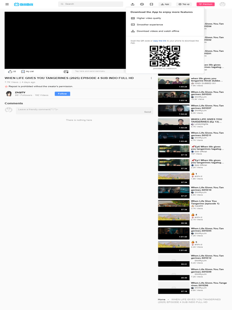 WHEN LIFE GIVES YOU TANGERINES (2025) EPISODE 4 SUB INDO FULL HD - BiliBili | PDF