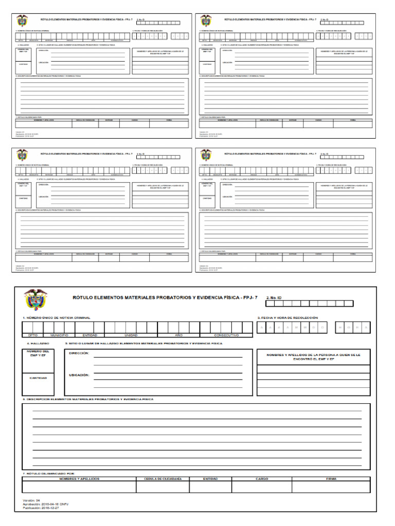 Rotulo Fpj-7 Reedimensionado | PDF