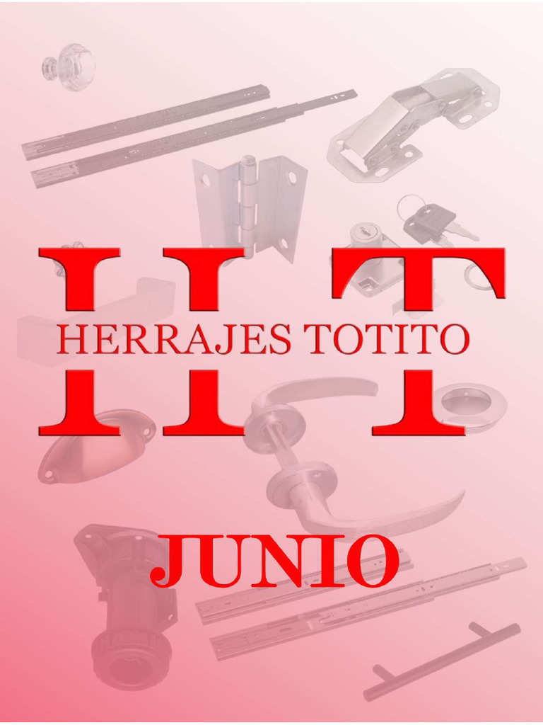 Herrajes Totito: Catálogo de Cubetas y Manijas | PDF | Acero inoxidable ...