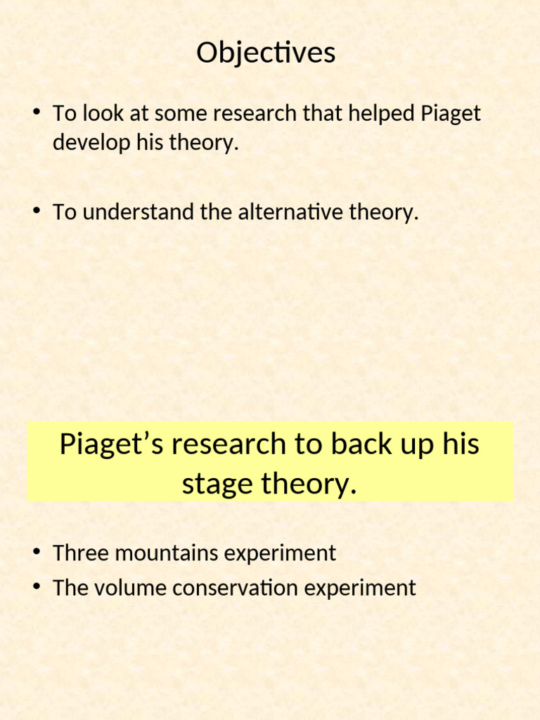 Lesson 3 Piaget and Alt Theory Vygotsky | PDF | Psychological Concepts ...
