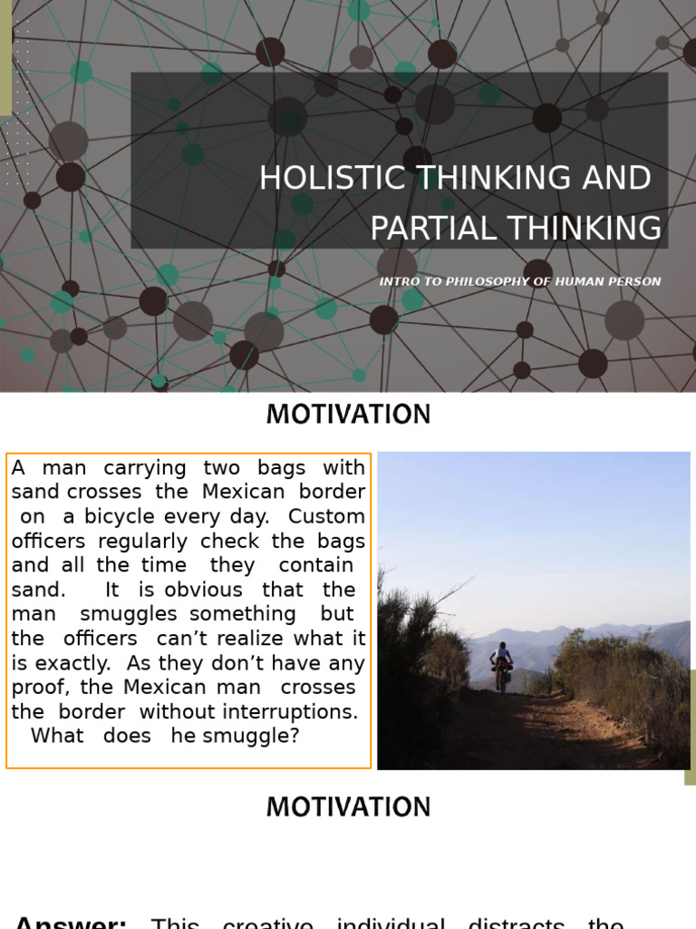 Real-Life Examples of Partial Thinking | PDF | Elephant